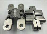 China 3D Invisible Adjustable Hidden Door Hinges Spring Self Closing Function for sale