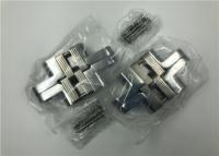 China Deep Mortise Hidden Door Hinges With Connecting Arms Anti Corrosive for sale