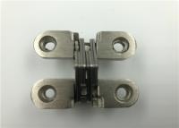 China Satin Nickel SOSS Invisible Hinge 180 Degree Easy To Electroplate for sale
