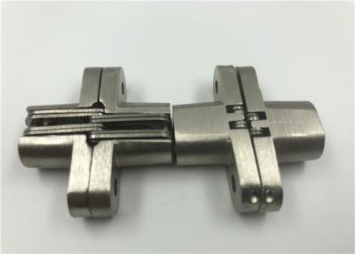 China Satin Nickel SOSS Invisible Hinge For Metal Or Wood Door 180 Degree for sale