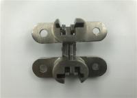 China Satin Nickel SOSS Invisible Hinge For Metal Or Wood Door 180 Degree for sale
