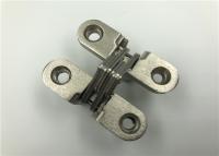 China Satin Nickel SOSS Invisible Hinge For Metal Or Wood Door 180 Degree for sale