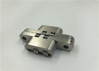 China Satin Nickel SOSS Invisible Hinge With Complete Flush Look 13x60x9mm for sale