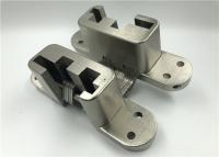 China Anti Fire Heavy Duty Concealed Hinges / Hidden Door Hinges 34x140x28mm for sale