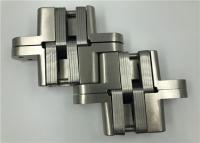 China High Hardness Heavy Duty Invisible Hinge With Satin Nickel Surface for sale