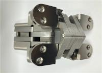 China High Hardness Heavy Duty Invisible Hinge With Satin Nickel Surface for sale