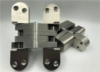 China High Hardness Heavy Duty Invisible Hinge With Satin Nickel Surface for sale