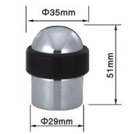 China Stainless Steel 304 Interior Door Stopper 29*51mm AB Surface for sale
