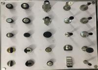 China Stainless Steel 304 PVD Satin Interior Door Stops 50x90mm for sale