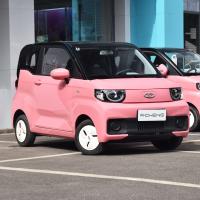 China Chery QQ Ice Cream Left Hand Drive EV Electric Car 4 Seats 170km Range 100km/h for sale
