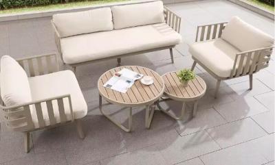 China Hot Sale Outdoor sofa with aluminum Materials and rope Gardens Courtyards and Villas for sale