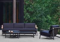 China Aluminum frame Rope Garden Sofa Set Weather Resistant Durable For Gardens Courtyards Villas for sale