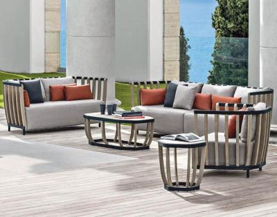 China Best Teak Wood Outdoor Living Garden Sofa Set for sale