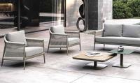 China Rope sofa set aluminum frame outdoor or indoor use for sale