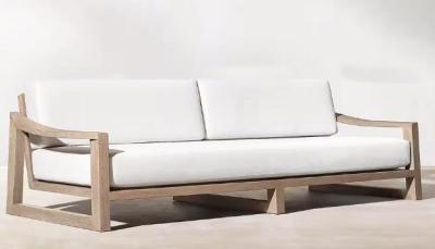 China Waterproof Cushion Patio Sofa Set Relax Teak Wooden set for sale