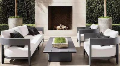 China Aluminum Modular Outdoor Sofa Garden Balcony Patio Set for sale
