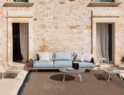 China Modern Sofa Set Garden Teak Outdoor Furniture Aluminum Wood Patio for sale