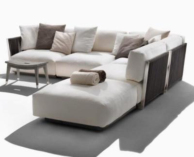 China Outdoor Furniture Restaurant Patio Table and Rope Chairs sofa Set for sale
