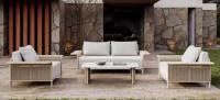 China Patio Luxury Outside Furniture Outdoor Sofa Set Aluminium for sale