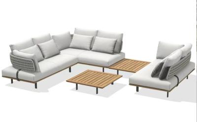 China High Quality Garden Set Furniture Modular Sectional Teak Patio Outdoor Sofa for sale