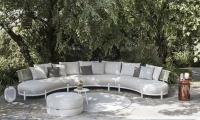 China Garden Furniture Metal And Rope Rattan Sofa Set Patio Furniture Luxury Outdoor Furniture Set for sale