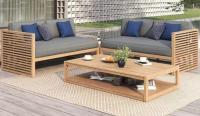 China High quality Teak Wood Garden Sofa Set Outdoor Furniture for sale