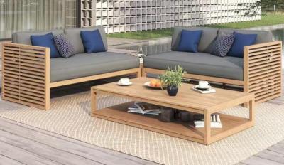 China High quality Teak Wood Garden Sofa Set Outdoor Furniture for sale