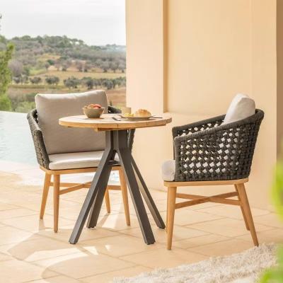China 3Pcs Outdoor Teak Wood Coffee Table and Chairs for sale
