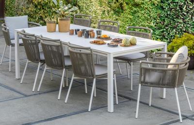 China American Style Home Furniture Outdoor Dining Table Set 6 Seater Dining Table and Chair Set for sale