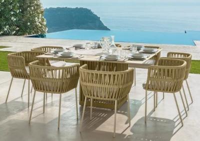 China Modern Outdoor table Sets Factory Direct Sale Rattan Glass Table For Patio Garden Beach Park Use for sale