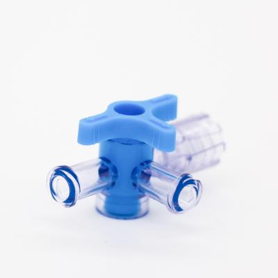 China High Standard Plastic 3 Way Stopcock Dehp Free Medical Sterile Disposable for sale