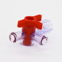 China Red Blue White Safety Relief Valves OEM PE PC ABS PE Three Way Stopcock for sale