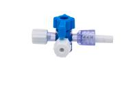 China Disposable Infusion Low Pressure Control Plastic Three Way Medical Valve for sale