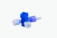 China Disposable Infusion Low Pressure Control Plastic Three Way Medical Valve for sale