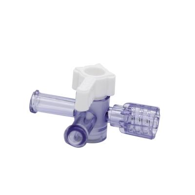 China Medical PC Three Way Stopcock High Flow Disposable With P Type Handle for sale
