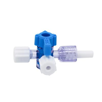China Surgical Plastic High Flow Three Way Stopcock Disposable Rotatable for sale
