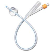 China 2/3 Way Silicone Medical Foley Catheter NO 16 25-40cm Length For Urology Department for sale