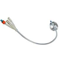 China Three Way Silicone Urinary Medical Foley Catheter 14fr For Surgery for sale