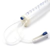 China 60 Drops /Ml Hospital Disposable IV Fluid Giving Set With 150ml Burette Chamber for sale