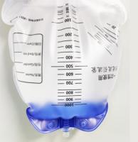 China 500ml 1000ml Disposable Surgical Urine Bags Catheter Pee Bag CFDA for sale