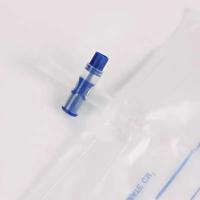 China T / Cross Valve 2000ml Drainage Collection Disposable Urine Bags Transparent OEM for sale