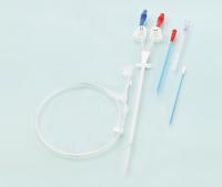 China Disposable Temporary Hemodialysis Catheter Kit Single Double Triple Lumen HD Catheter for sale