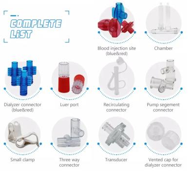 China Baihe Plastic Injection Molding Medical Parts CFDA Bloodline Set For Hemodialysis for sale