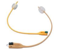 China Siliconized Medical Foley Catheter 16 French Urinary Catheter Two Way High Balloon Volume for sale