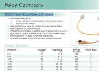 China Siliconized Medical Foley Catheter 16 French Urinary Catheter Two Way High Balloon Volume for sale