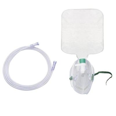 China PVC Non Rebreather Oxygen Mask Paediatric Non Rebreathing Mask With Safety Vent for sale