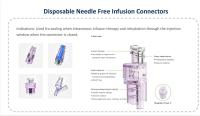China Y Type Medical Needle Free Connector Disposable Adapter For Connecting Infusion Set for sale