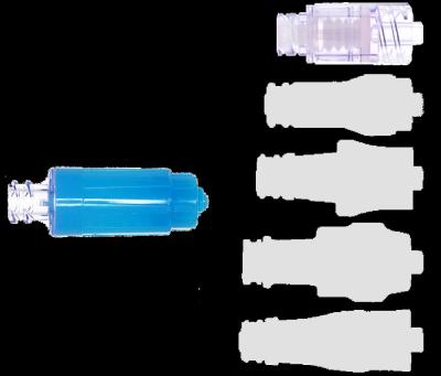 China Single-use Blue and Yellow Closed Male Luer for sale