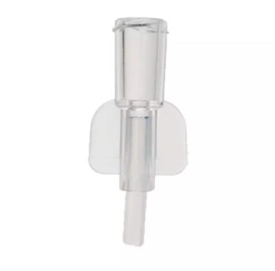 China Medical PC Transparent Female Luer Connector Luerlock with Wing for sale