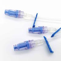 China PVC Positive Pressure Needle Free Connector Access Devices With 3 Way Extension Tube for sale